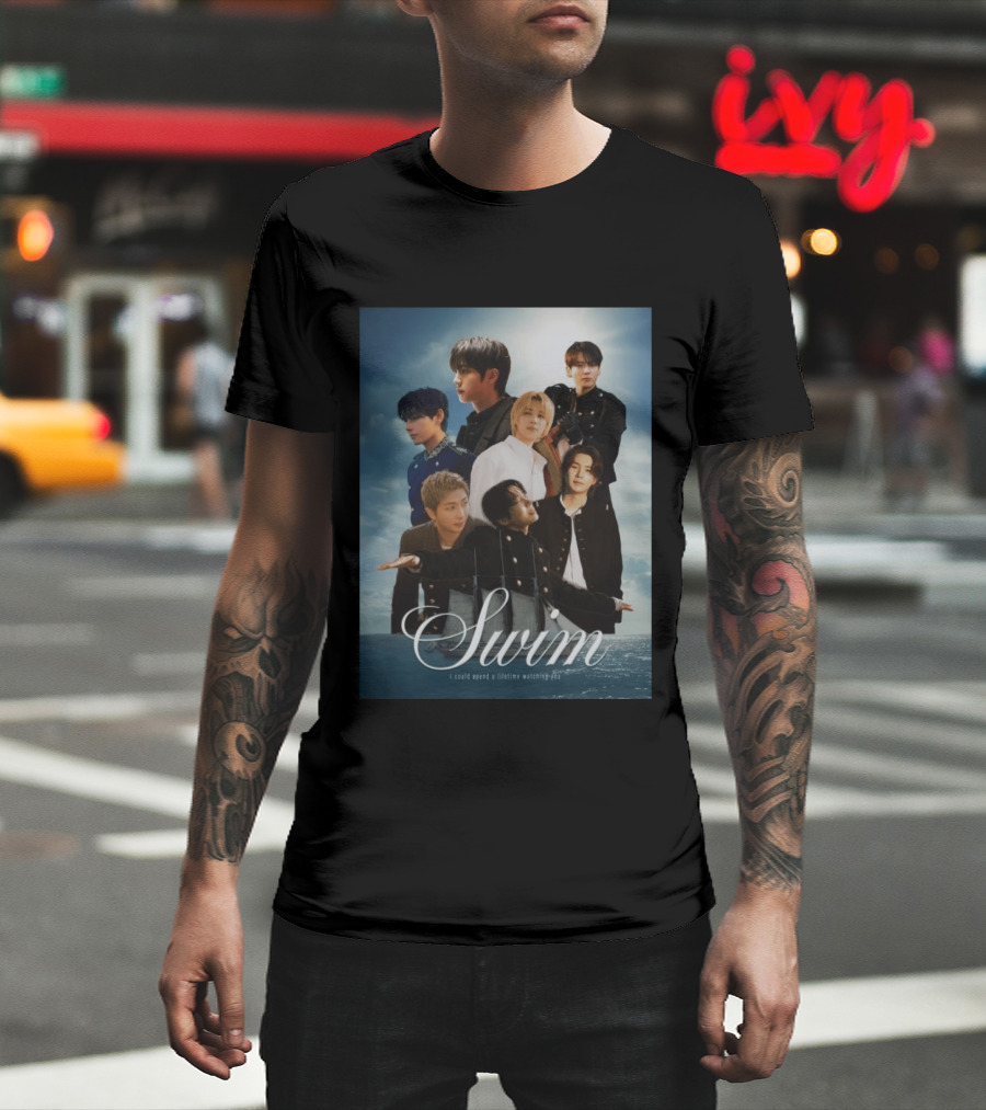 BTS Swim Song Of The Year VMAs Image With 'I Could Spend A Lifetime Ing You T-Shirt