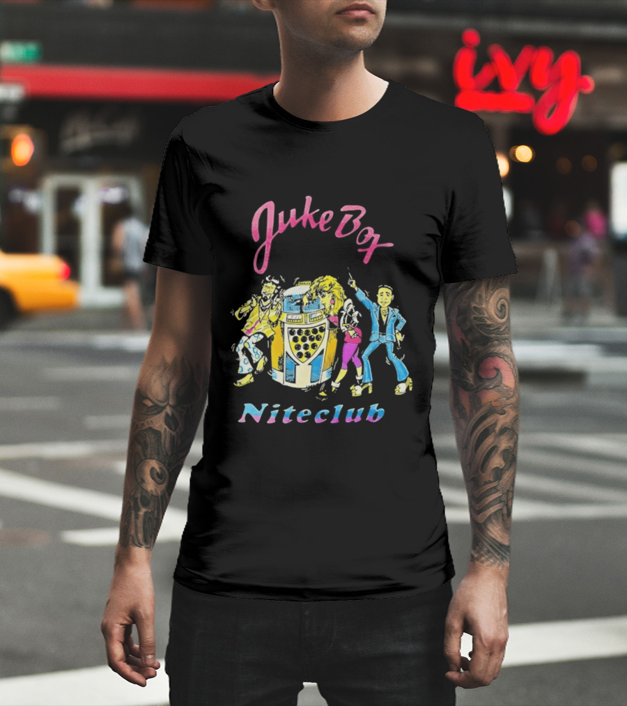 Juke Box Niteclub Retro Dance Party Vibes T-Shirt