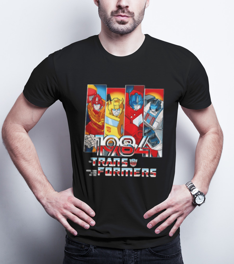 Transformers 1984 Hot Rod Bumblebee Optimus Prime Prowl Classic Characters T-Shirt