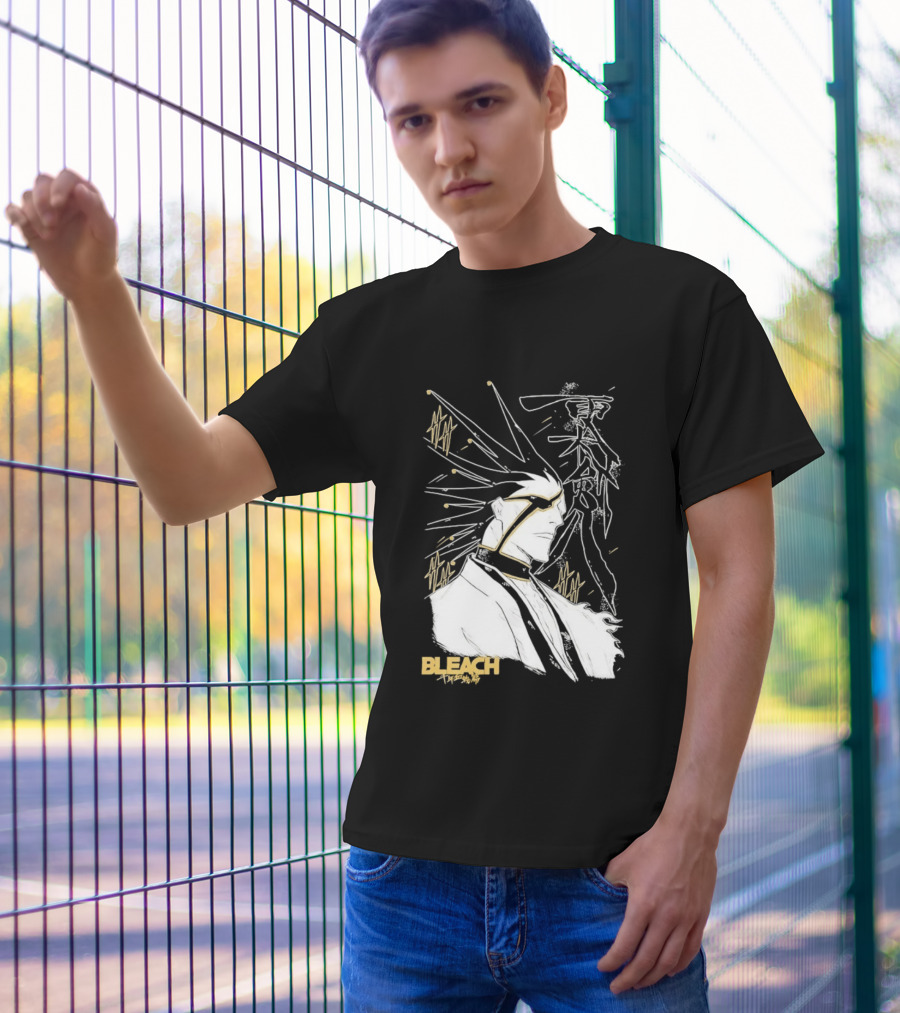 Kenpachi Zaraki Bleach Thousand Year Blood War Fan Art Character Sketch T-Shirt