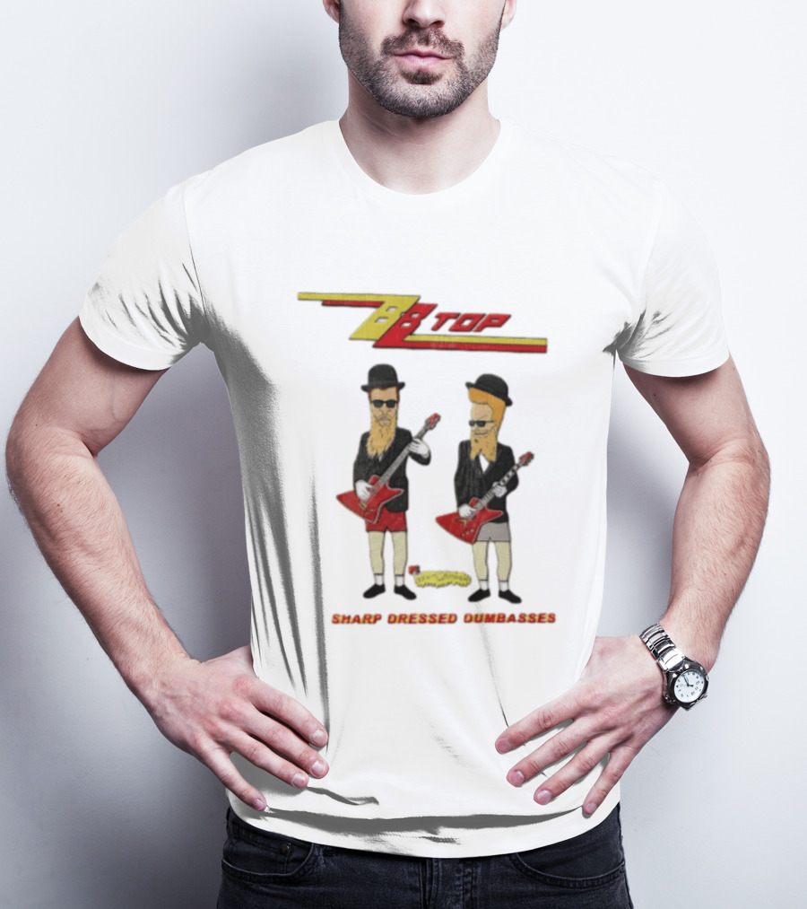BB Top Beavis And Butt Head Sharp Dressed Dumbasses T-Shirt