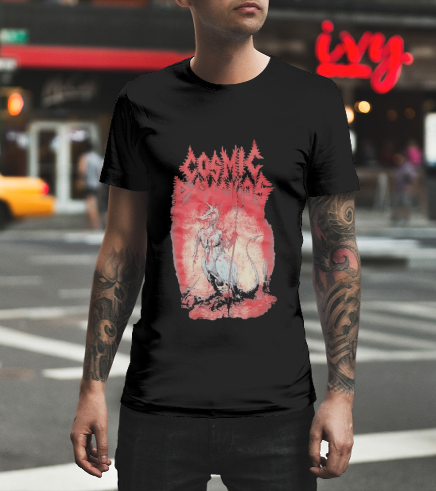 Cosmic Psychos Devil Kangaroo Australian Punk T-Shirt