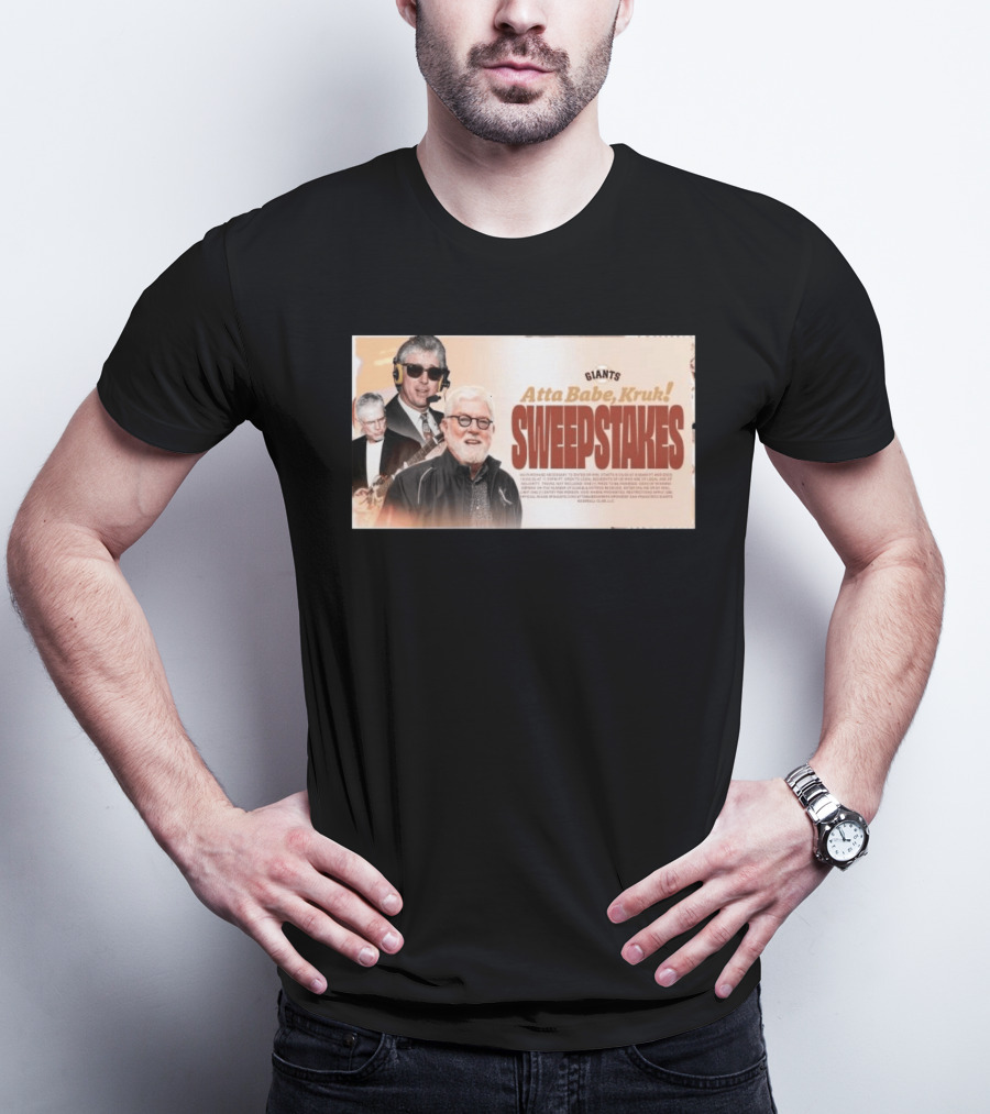 Giants Atta Babe Kruk Sweepstakes T-Shirt