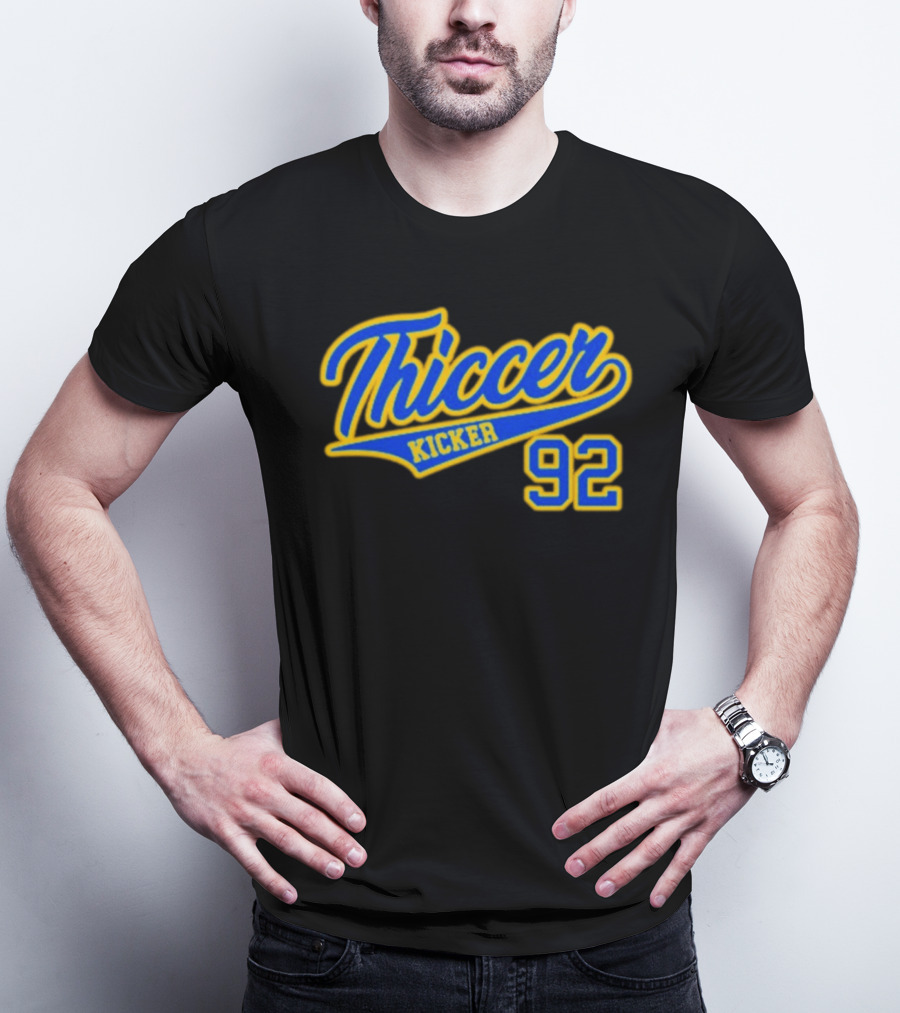 Harrison Mevis Thiccer Kicker 92 Rams Football T-Shirt