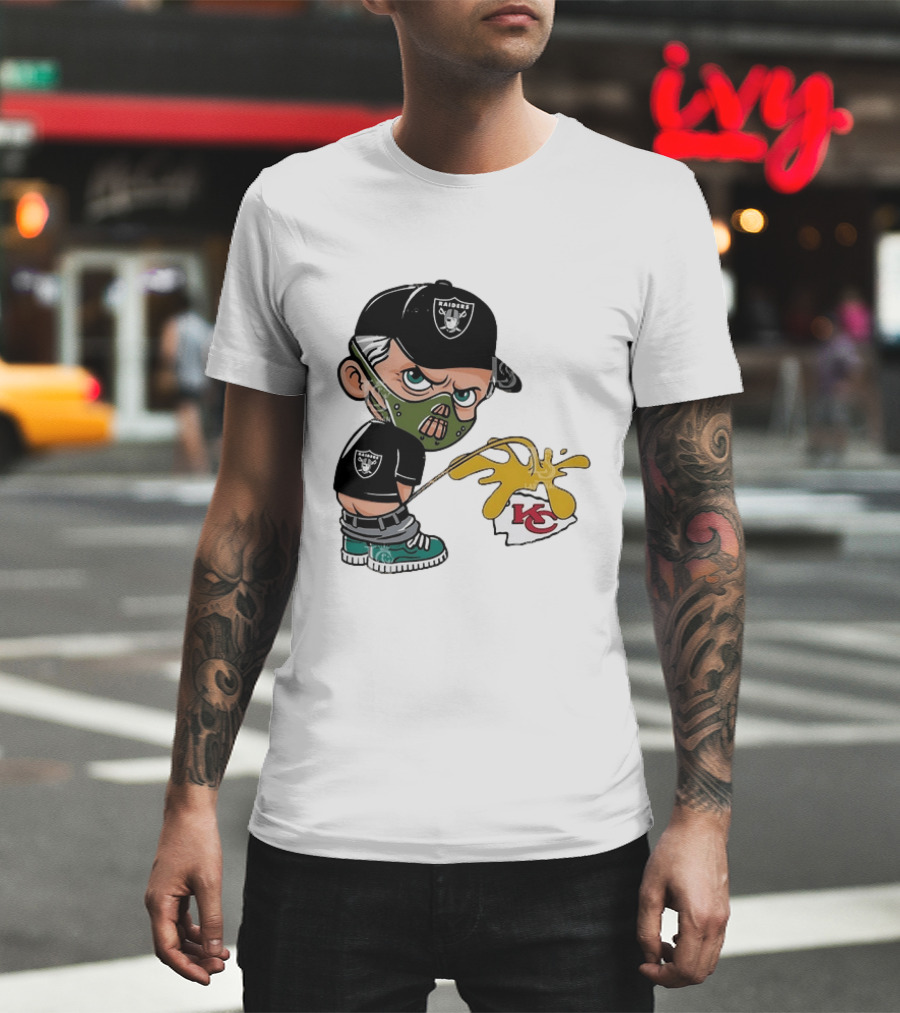 Las Vegas Raiders Fan Prank On Kansas City Chiefs Rivalry T-Shirt