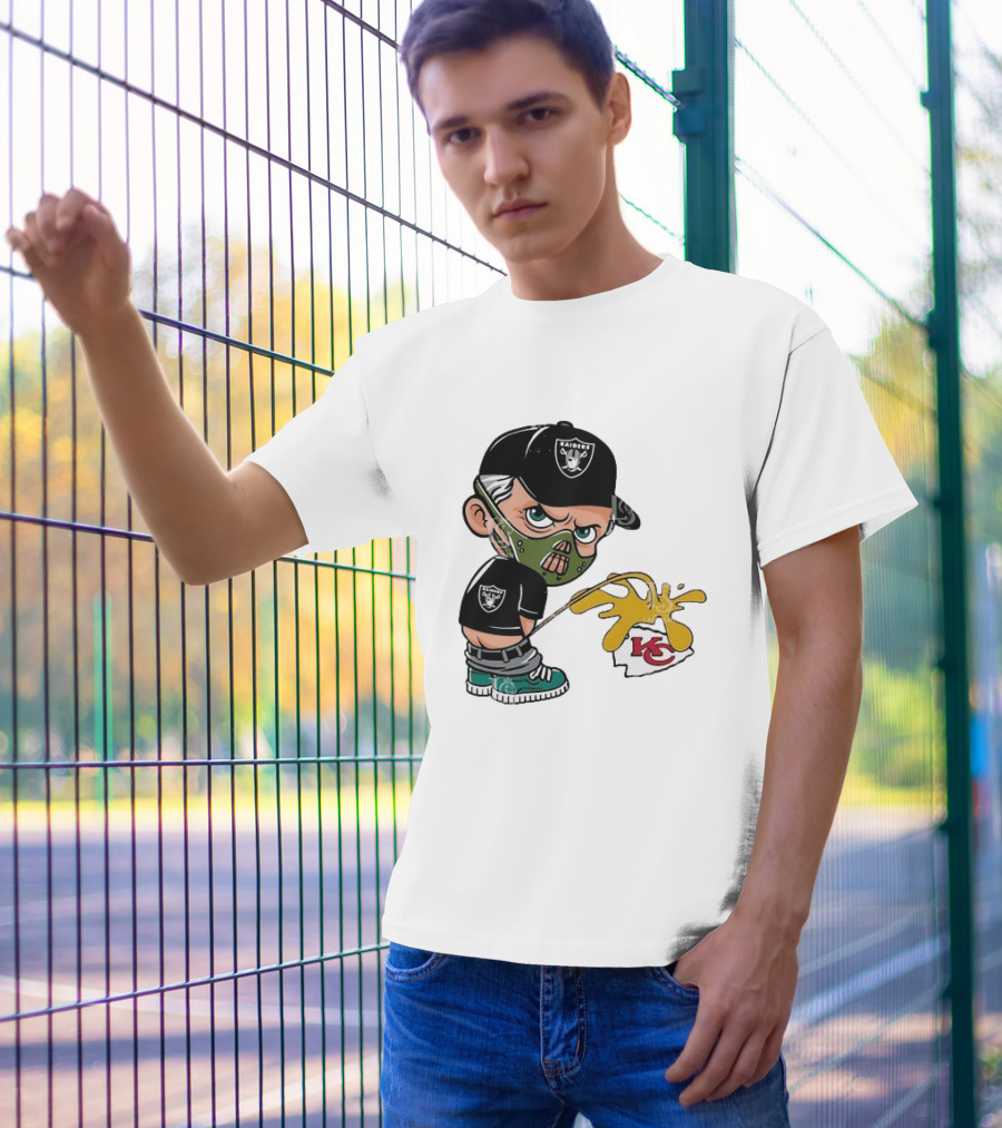Las Vegas Raiders Fan Prank On Kansas City Chiefs Rivalry T-Shirt