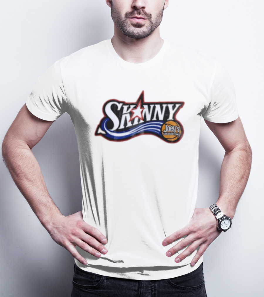 Skinny Joey's Cheesesteaks Basketball Star Wave T-Shirt
