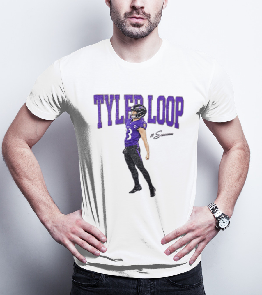 Tyler Loop Siuuuuuu Football The Ravens Player Celebration T-Shirt