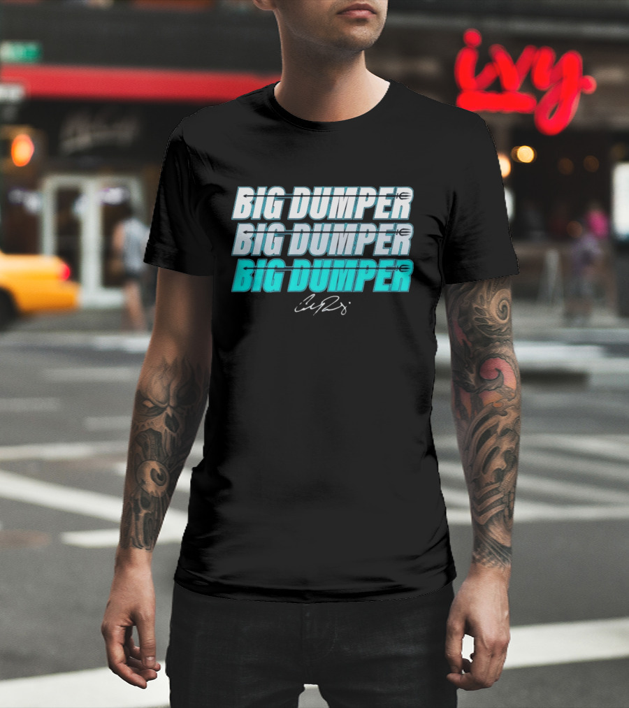 Cal Raleigh Big Dumper Seattle Mariners Baseball Signature T-Shirt