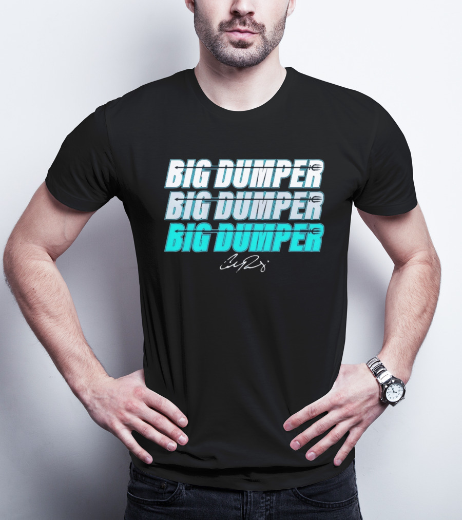 Cal Raleigh Big Dumper Seattle Mariners Baseball Signature T-Shirt