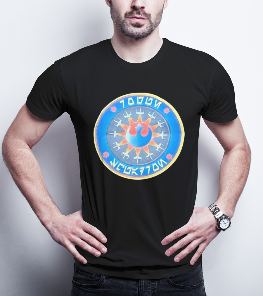 Star Wars Rogue Squadron Rebel Alliance Aurebesh X Wing T-Shirt
