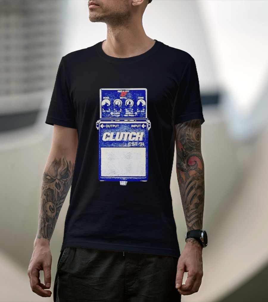 Boss Metal Zone Clutch Est 91 Rock Music Pedal T-Shirt