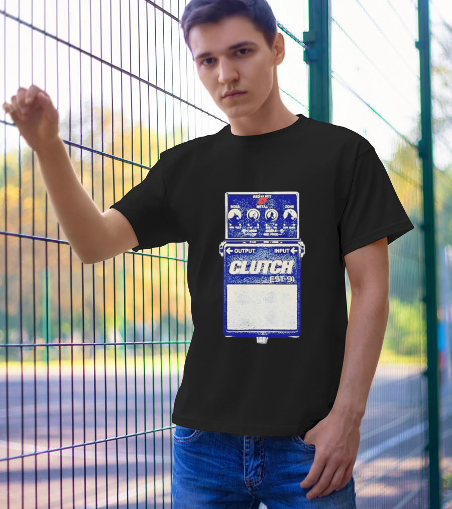 Boss Metal Zone Clutch Est 91 Rock Music Pedal T-Shirt