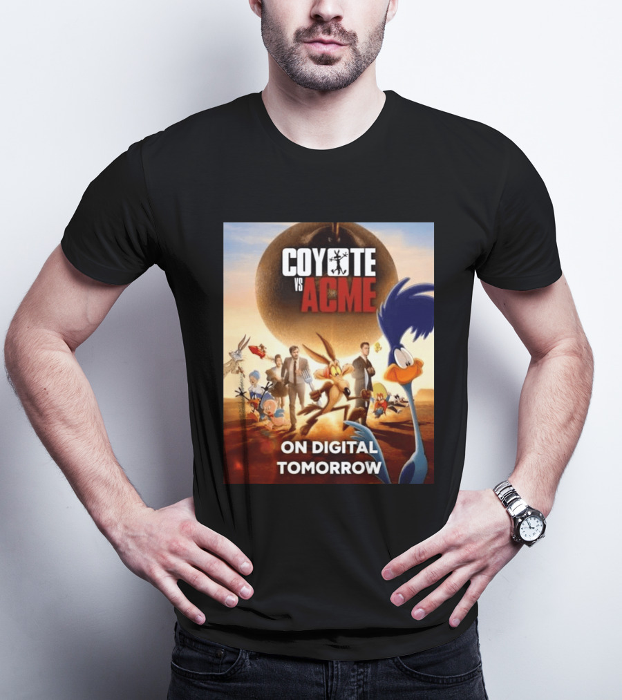 Coyote Vs Acme Digital Release Featuring Iconic Looney Tunes Characters T-Shirt