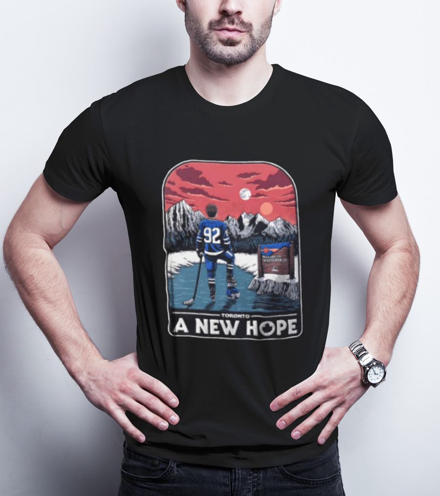 Toronto A New Hope 92 NHL Hockey Sunset Mountain Scene T-Shirt