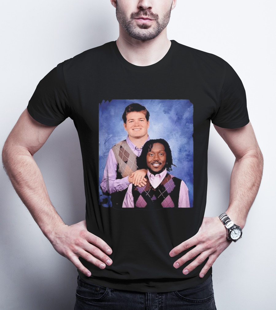 Drake Maye AJ Brown Step Brothers Movie T-Shirt