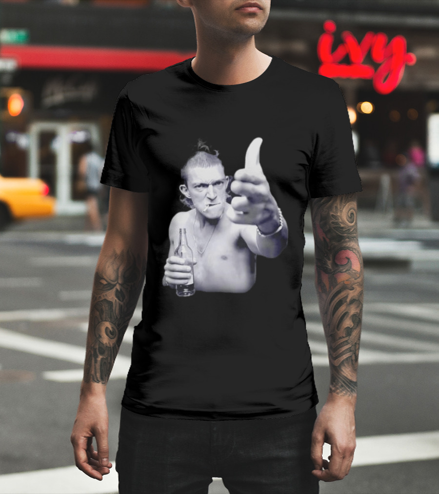 Vincent Cassel Vinz La Haine Iconic Movie Scene T-Shirt