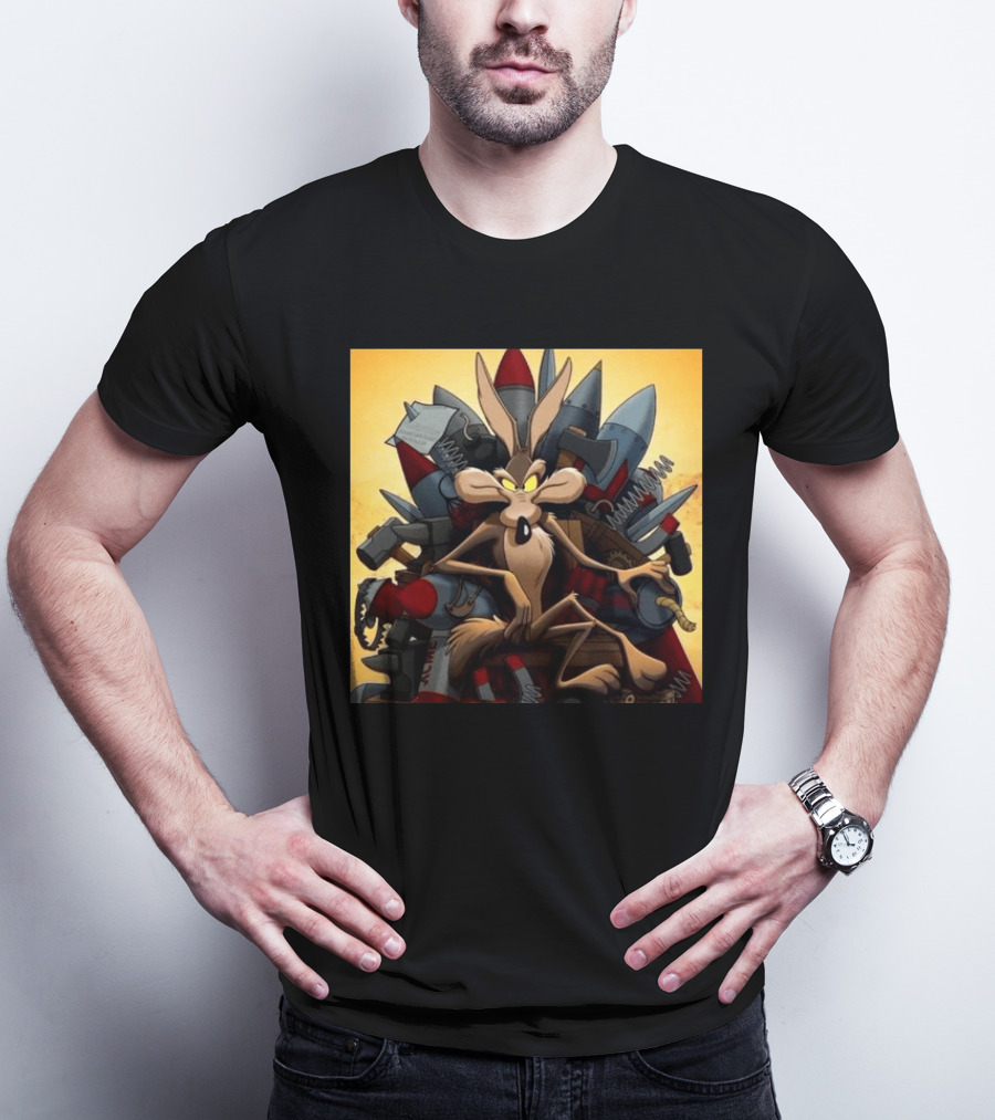 Wile E. Coyote Acme Rockets Digital Release Tomorrow T-Shirt