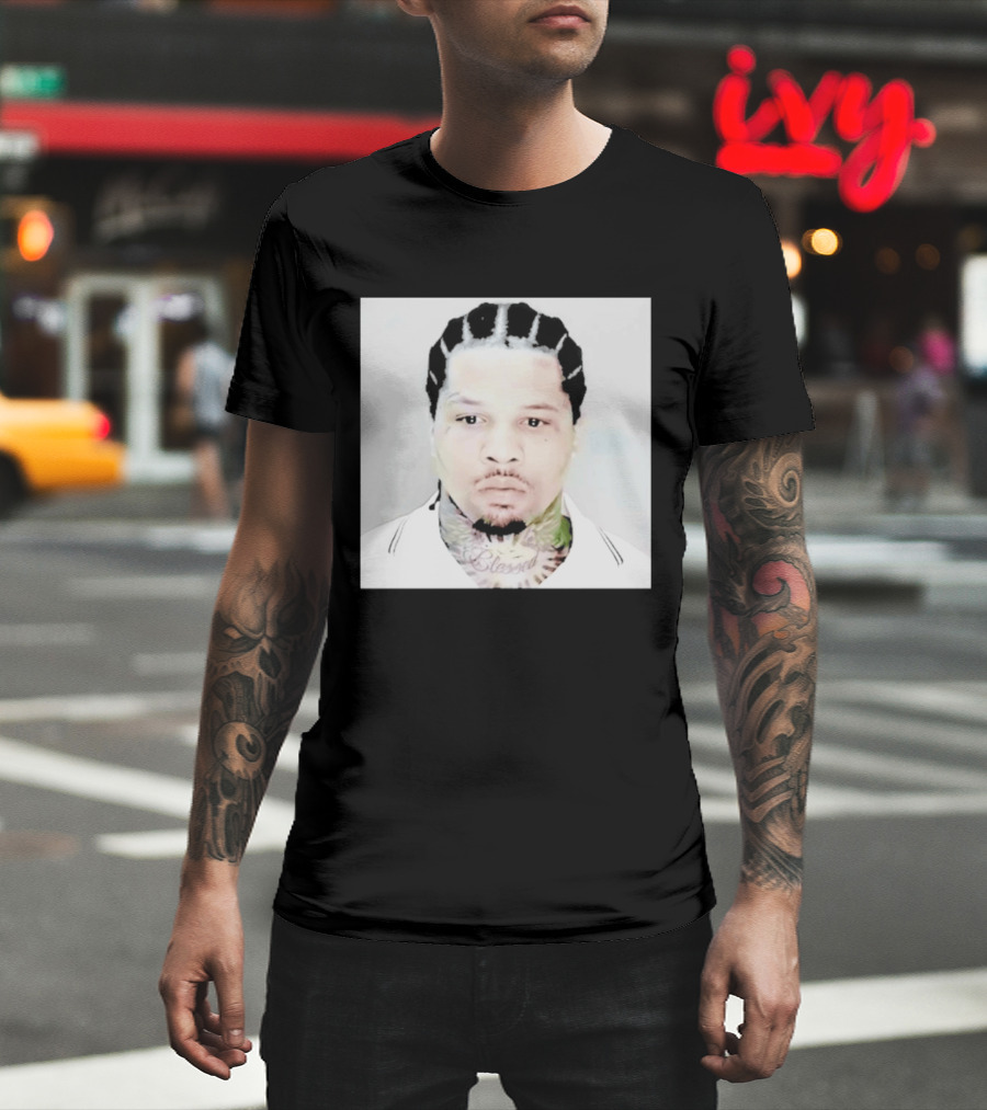 Gervonta Davis Shot Blessed Tattoo Professional Boxer T-Shirt