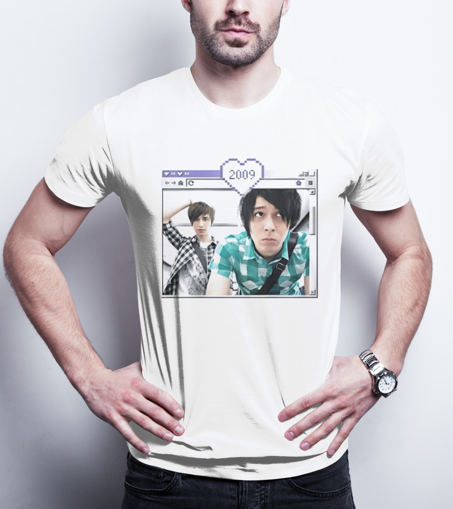 Cobra Starship 2009 Browser Window Pixel Heart Photo Frame T-Shirt