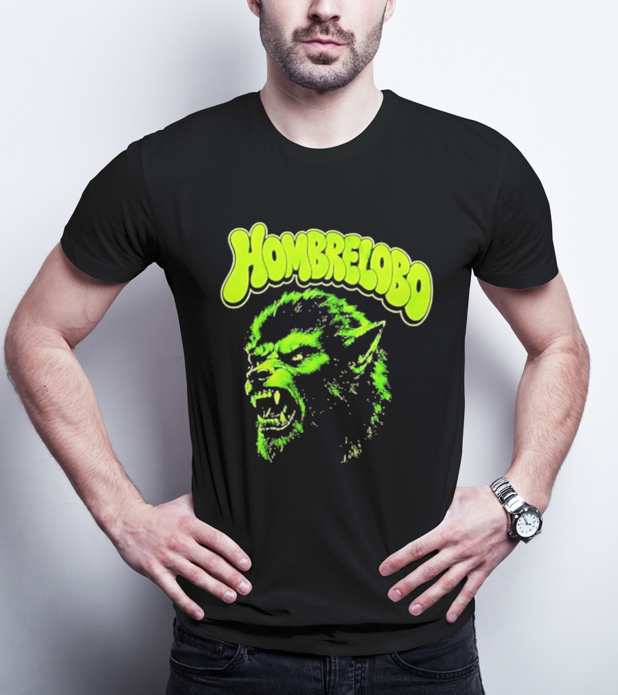 Hombrelobo Werewolf Neon Green Horror T-Shirt