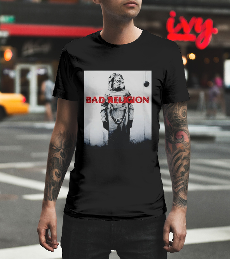Bad Religion Stranger Than Fiction Punk Rock Hazmat Suit T-Shirt