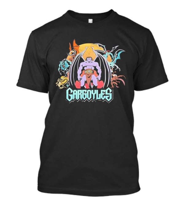 Gargoyles Goliath And Animated Series Characters Collection T-Shirt