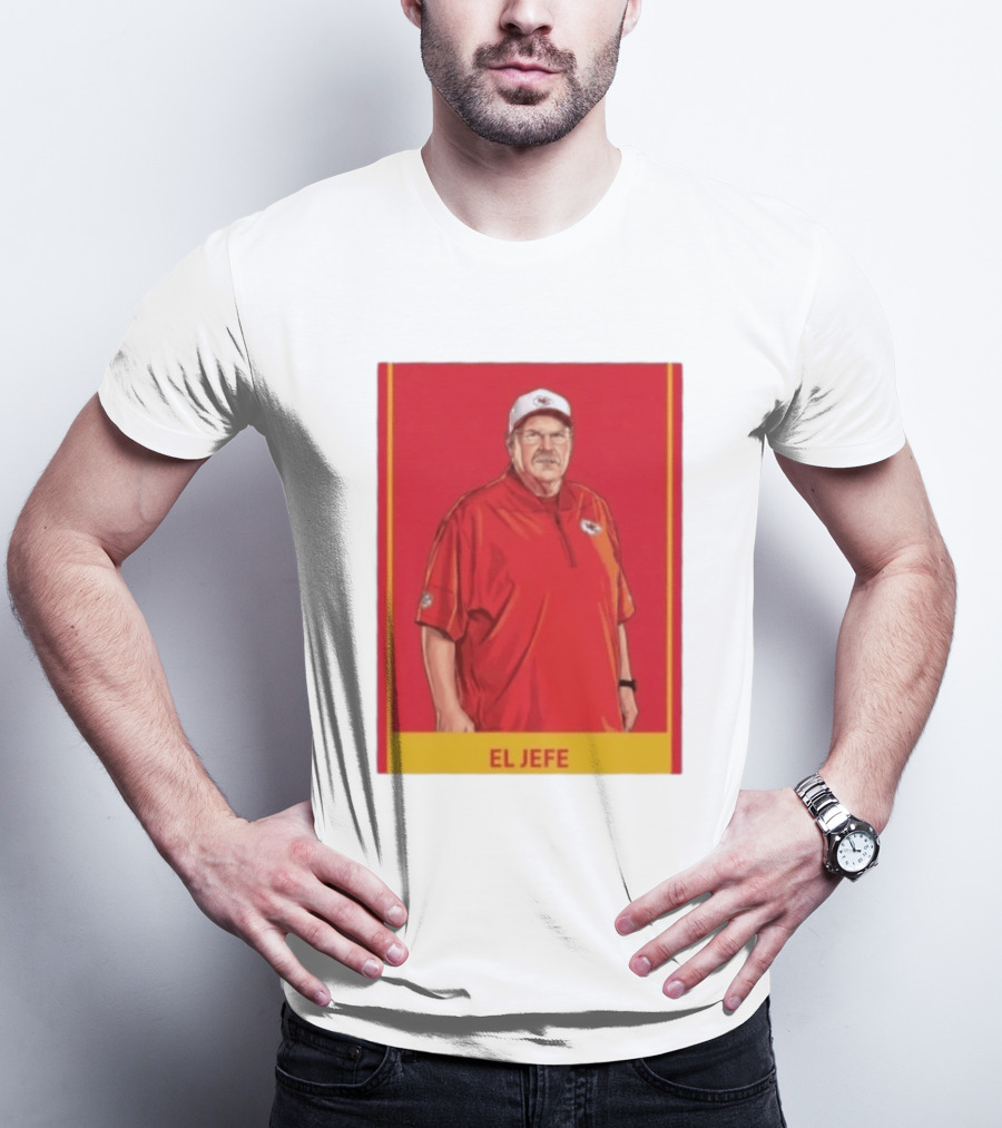 Andy Reid El Jefe Kansas City Chiefs Coach Red Chiefs T-Shirt