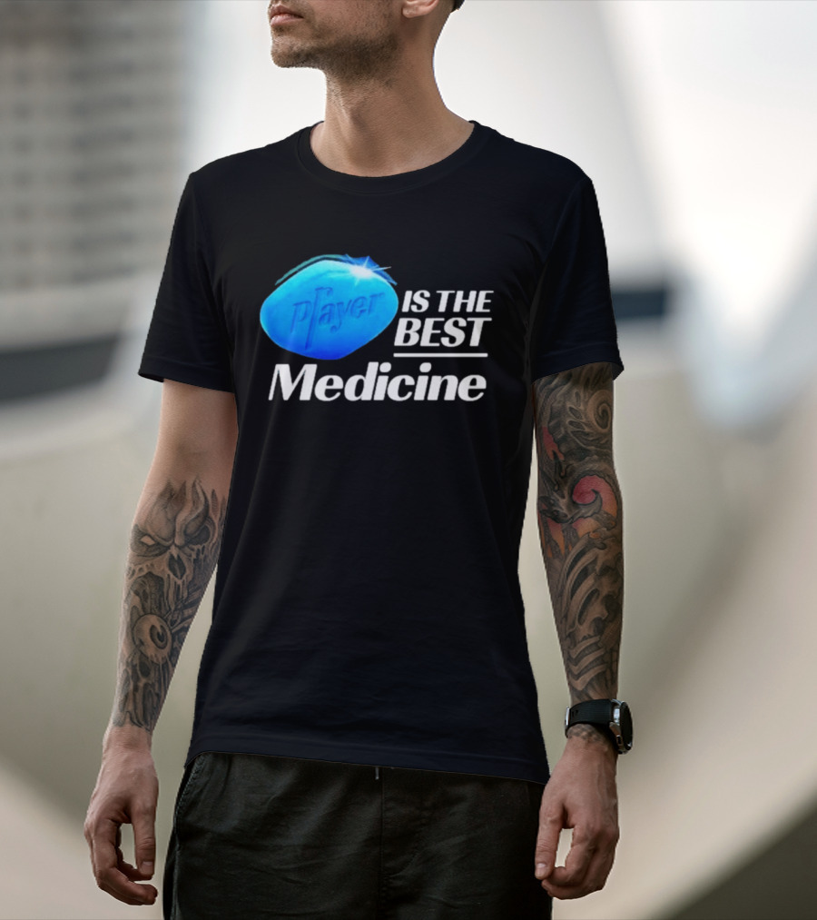 Player Is The Best Medicine Blue Pill Playful Variation T-Shirt