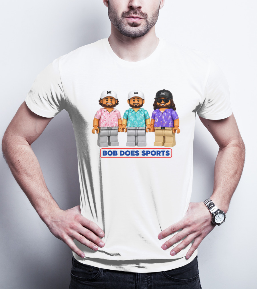 Bob Does Sports Fun Lego Figures With Hats And Sunglasses T-Shirt