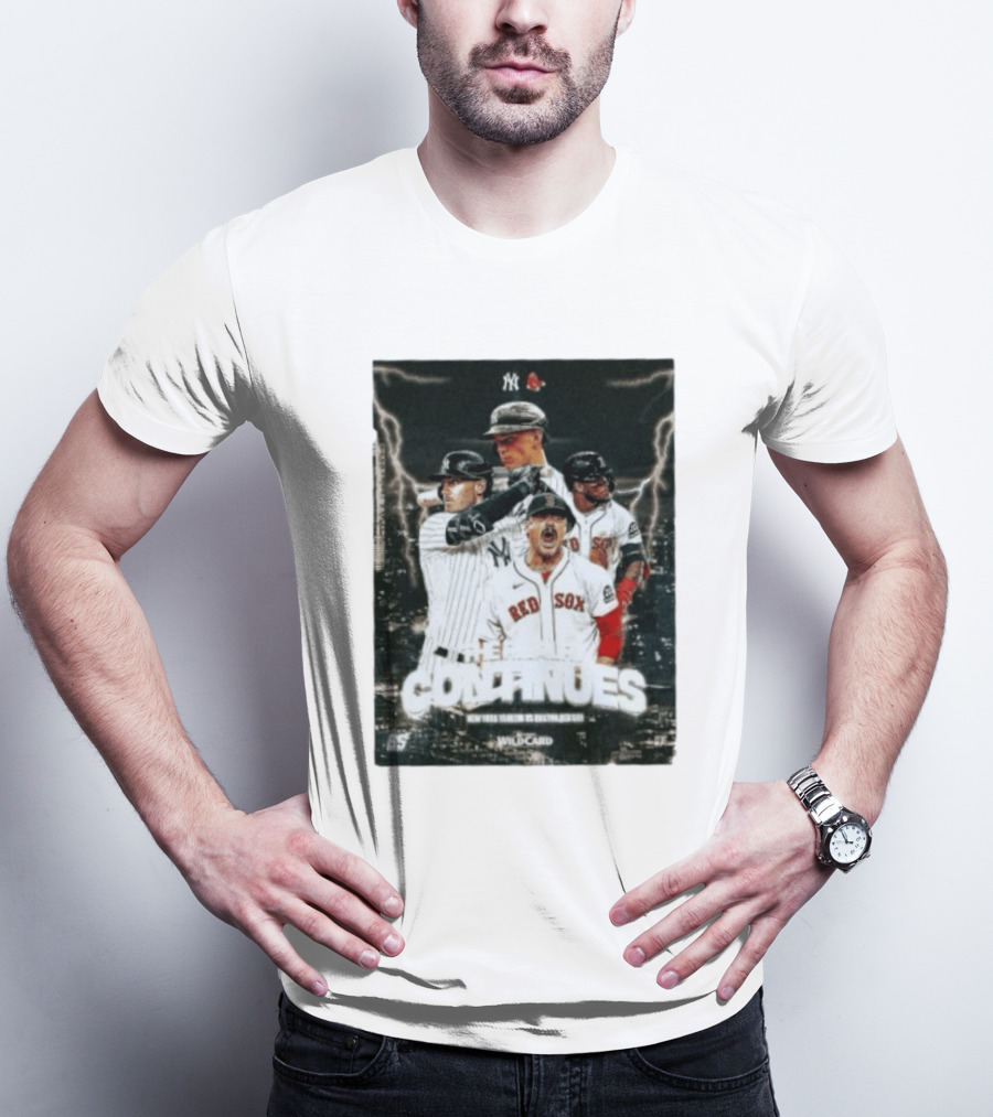 Boston Red Sox Vs New York Yankees 2026 Wildcard Rivalry Continues T-Shirt
