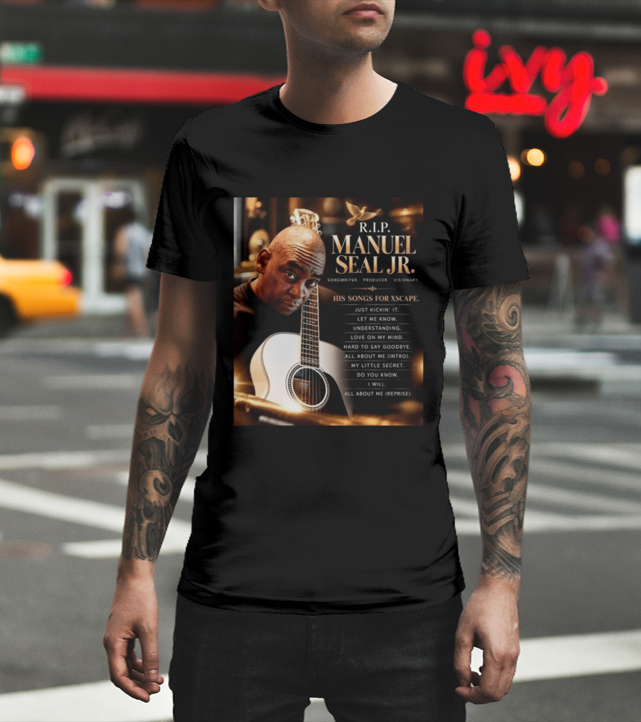 R.I.P. Manuel Seal Jr. Songwriter For Xscape Hits 1960 2026 T-Shirt