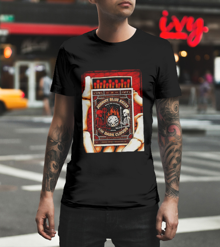 Johnny Blue Skies & The Dark Clouds Mutiny For The Masses Mobile Center Kansas City Sept 26 2026 T-Shirt