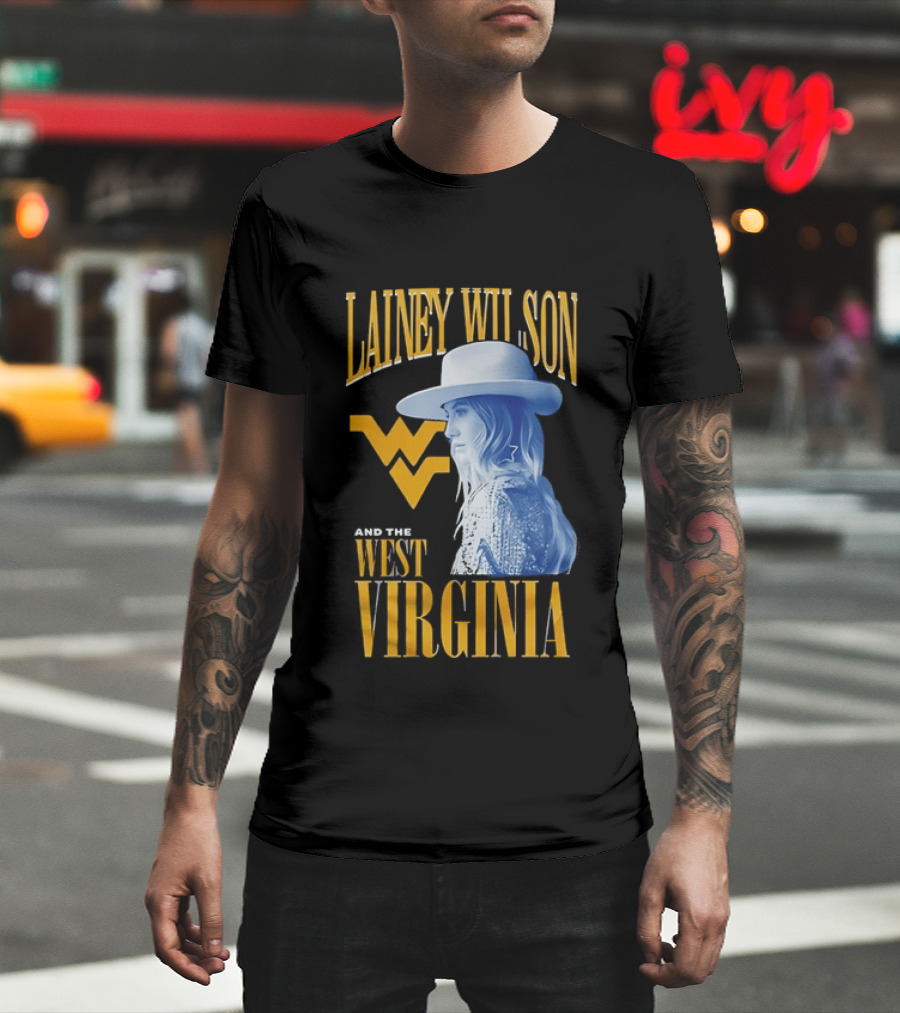 Lainey Wilson West Virginia Mountaineers Fan T-Shirt