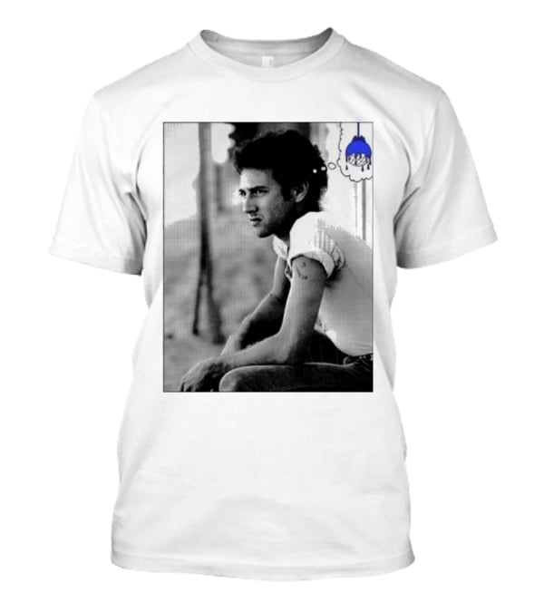 Jack White Hollywood Palladium Los Angeles CA Mon September 28th 2026 Contemplative Man With Blue Thinking Cloud T-Shirt