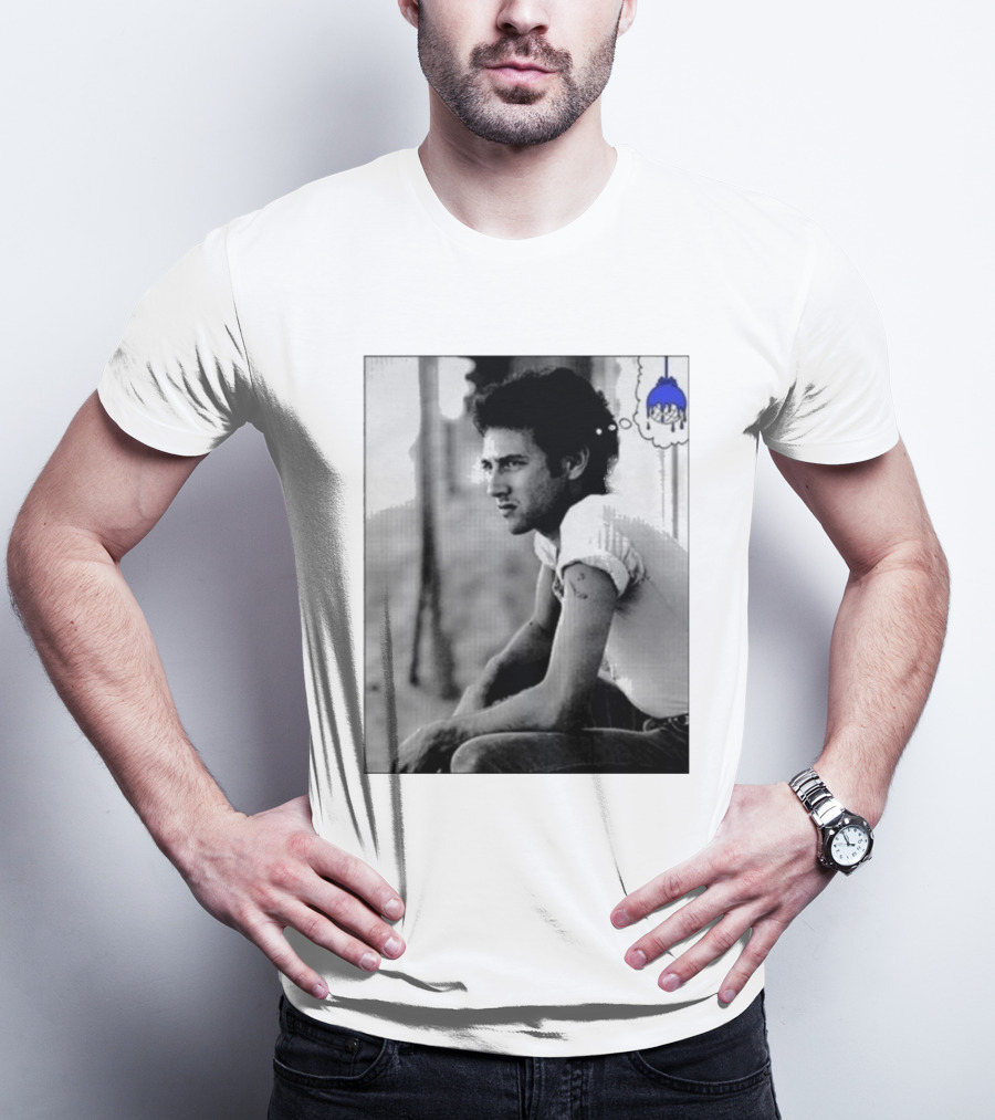 Jack White Hollywood Palladium Los Angeles CA Mon September 28th 2026 Contemplative Man With Blue Thinking Cloud T-Shirt
