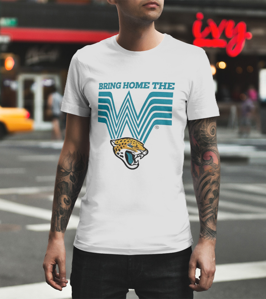 Bring Home The W Jaguars Win Free Whataburger T-Shirt