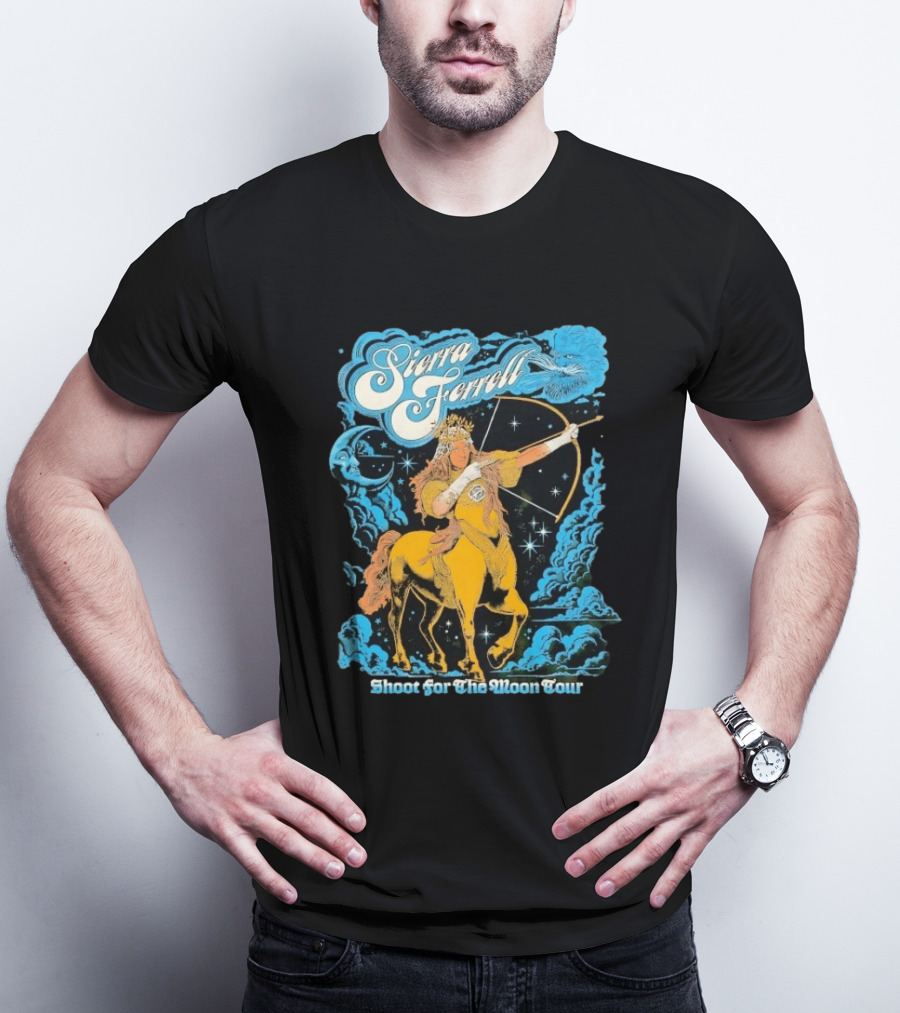 Sierra Ferrell Shoot For The Moon Tour Centaur Archer Cosmic T-Shirt