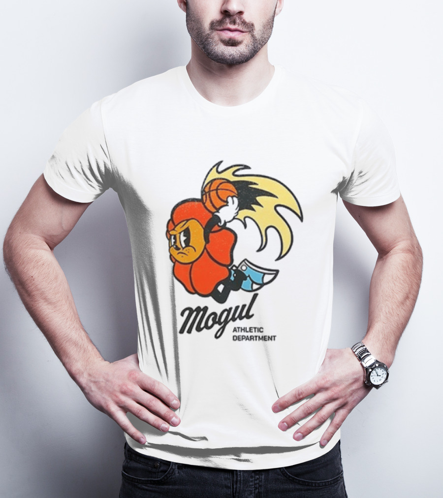 Mogul Athletic Department Dunking Character Basketball T-Shirt