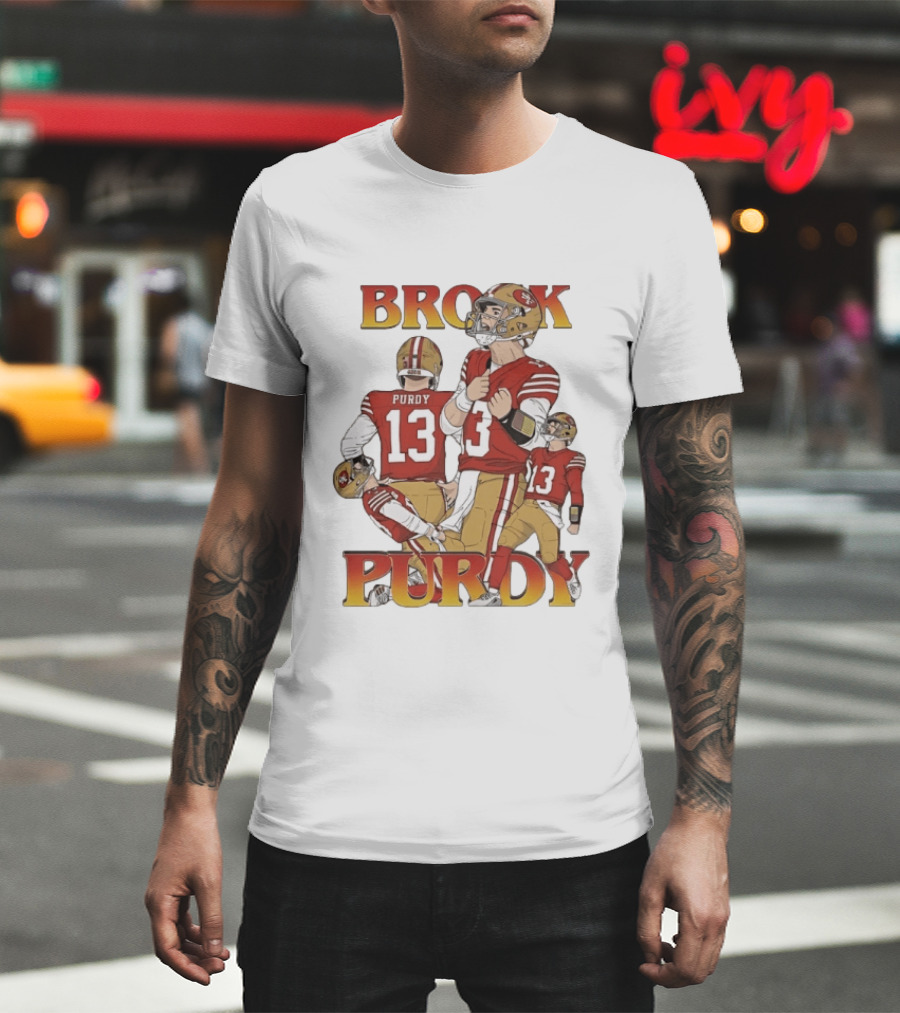 Brock Purdy San Francisco 49ers Number 13 Quarterback Football Player T-Shirt