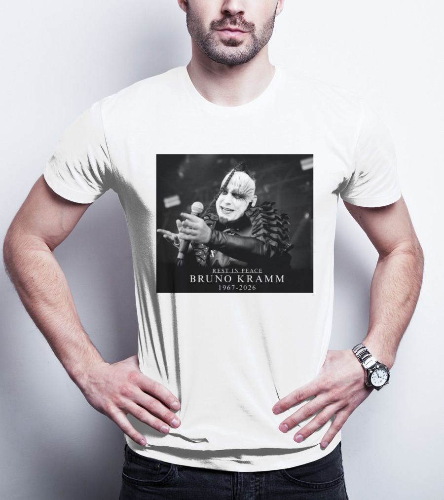 Rest In Peace Bruno Kramm 1967 2026 Musician Tribute Memorial T-Shirt