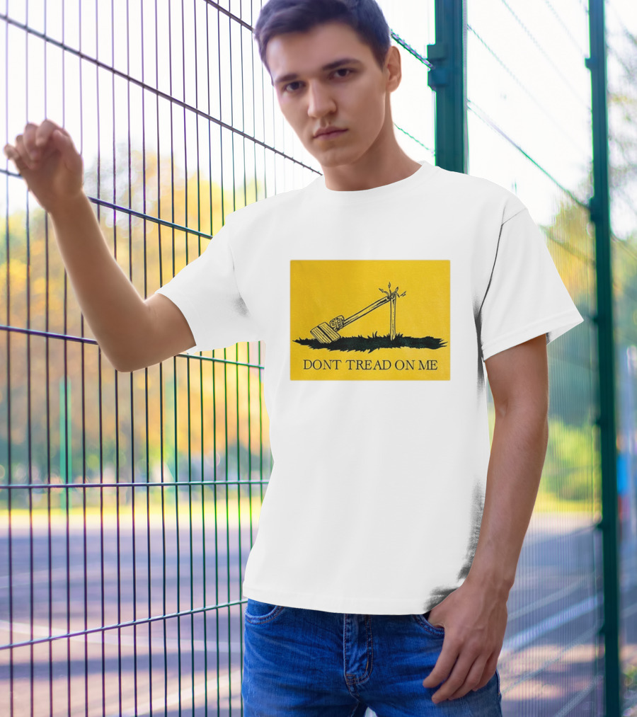 Destroyed Flock Camera Don't Tread On Me T-Shirt