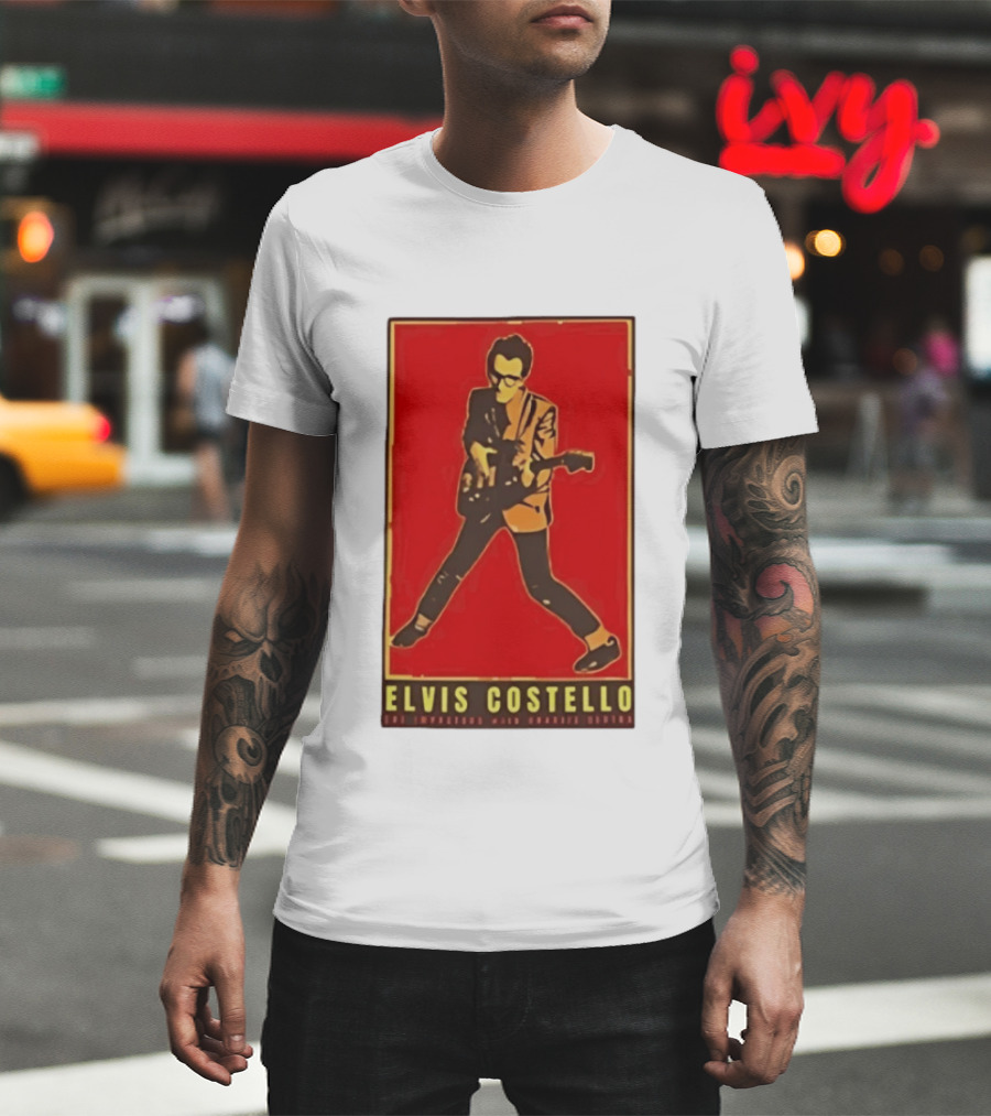 Elvis Costello And The Im S With Charlie Sexton Vintage Music T-Shirt