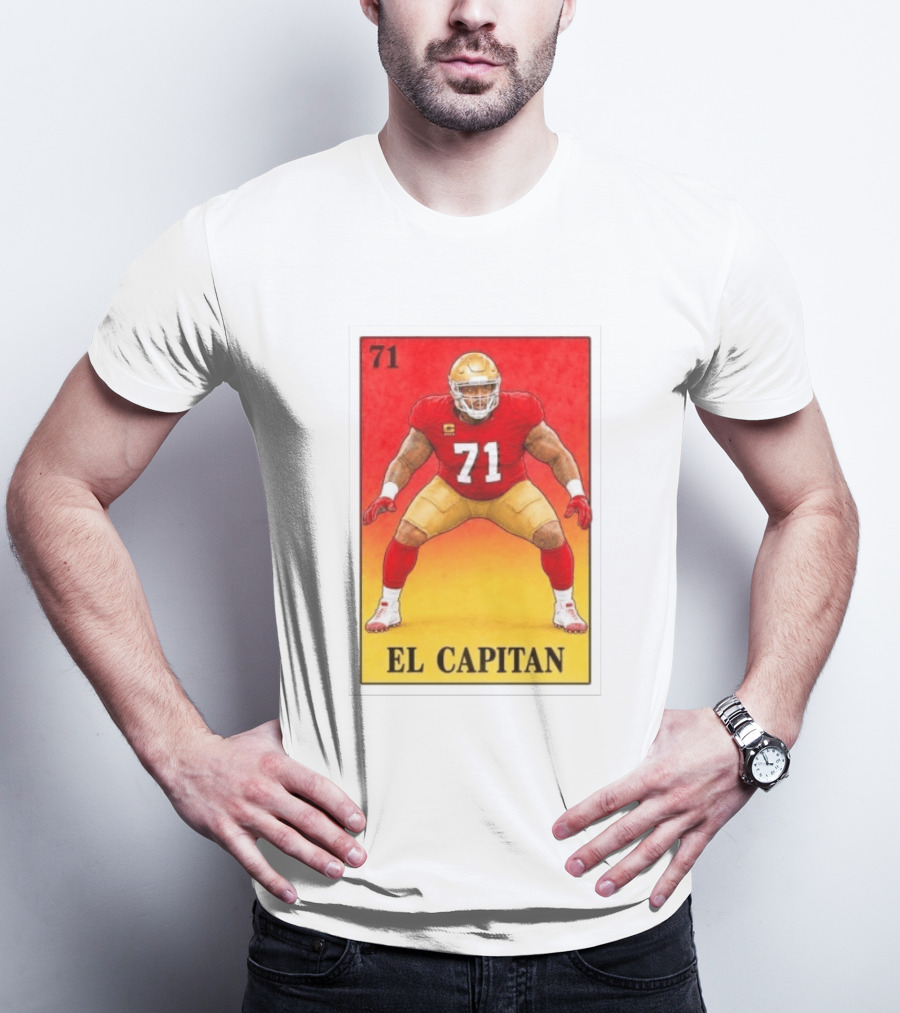 San Francisco 49ers 71 El Capitan Loteria Card NFL Football T-Shirt