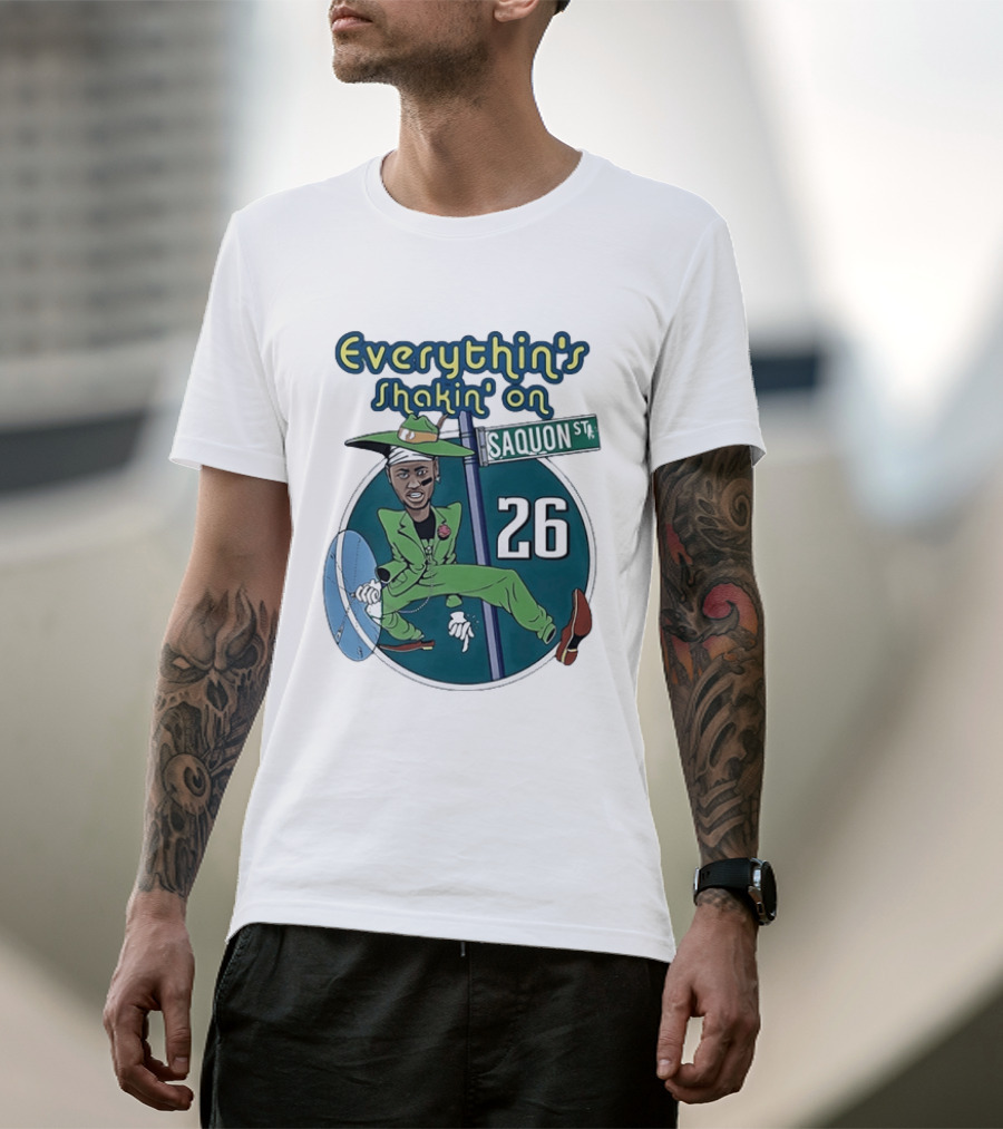 Saquon Barkley Everythin's Shakin' On Saquon St 26 T-Shirt