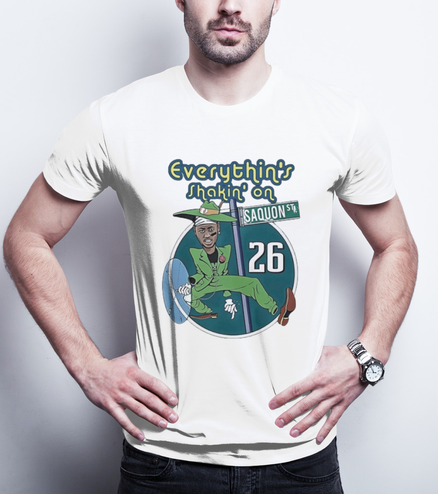 Saquon Barkley Everythin's Shakin' On Saquon St 26 T-Shirt