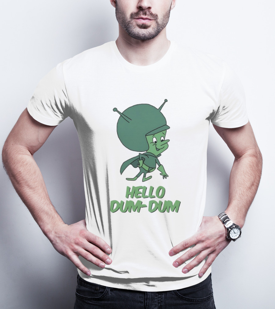The Great Gazoo Hello Dum Dum Catchphrase The Flintstones Alien T-Shirt