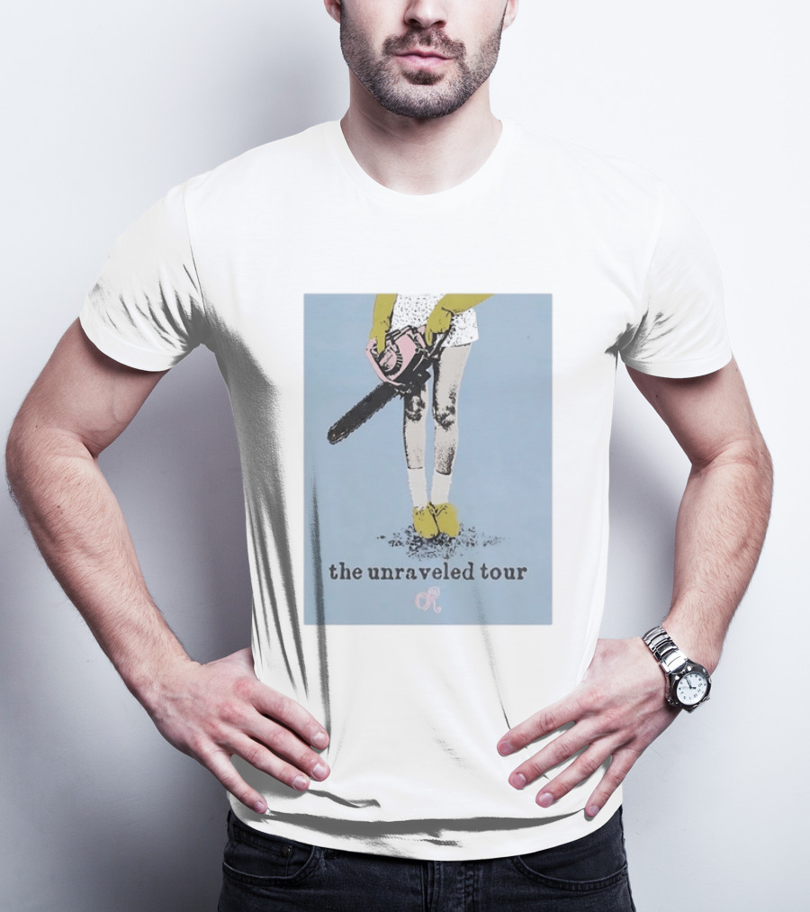 The Unraveled Tour Chainsaw Illustration OR OR Concert Music T-Shirt