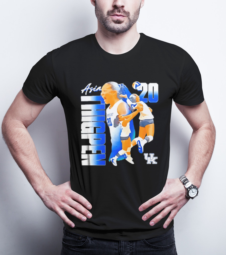 Asia Thigpen Kentucky Volleyball 20 UK Wildcats T-Shirt