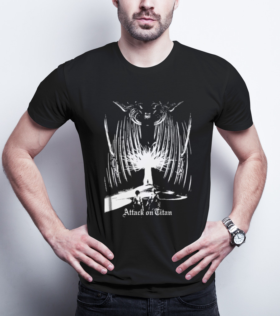 Attack On Titan Paths And Founding Titan Eren Jaeger Yggdrasil Tree T-Shirt